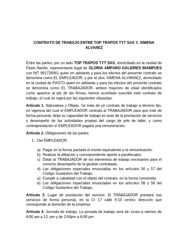 CONTRATOS | PDF