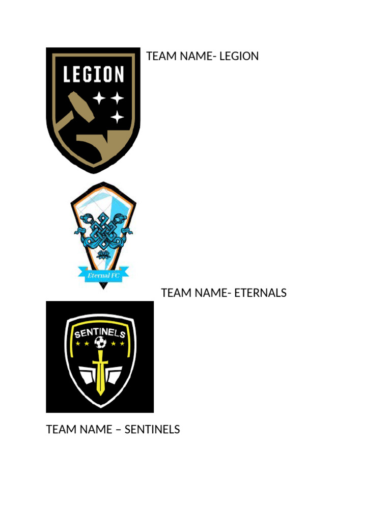 Teams With Their Logos | PDF