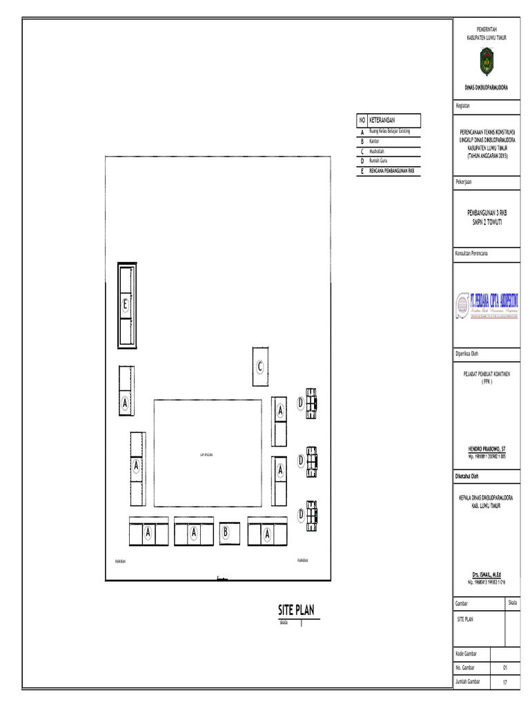 Gambar Pembangunan 3 RKb SMPN 2 Towuti | PDF