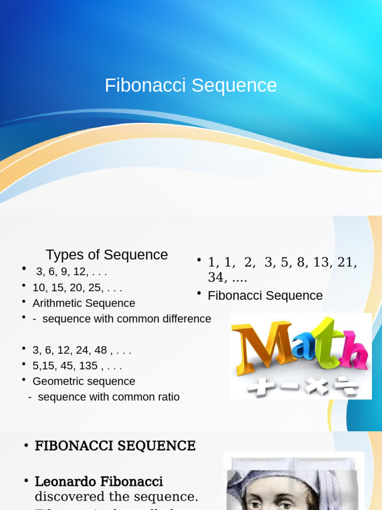 Lesson 2 Fibonacci Sequence | PDF Lesson 2 Fibonacci Sequence | PDF