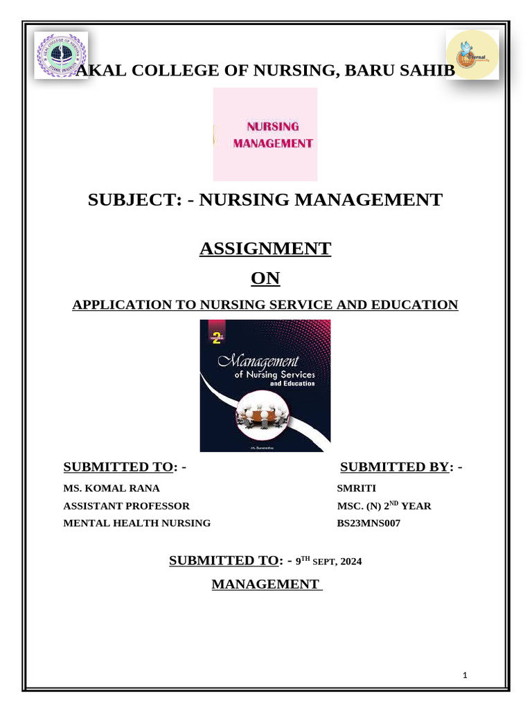 Assignment of Management | PDF