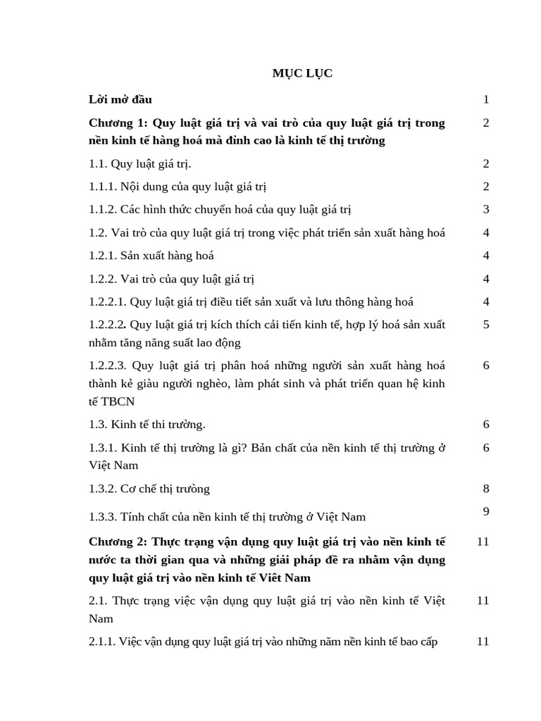 Tiểu luận KTCT | PDF