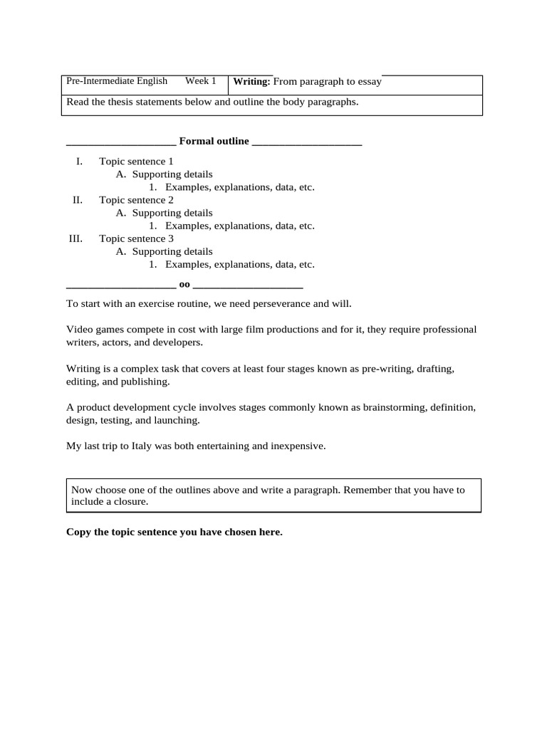 English Writing Basics | PDF