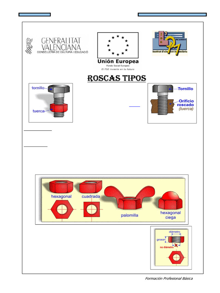 Roscas_tipos | PDF