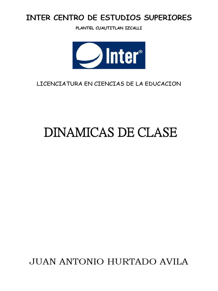 DINAMICAS DE CLASE COMPENDIO (1) | PDF