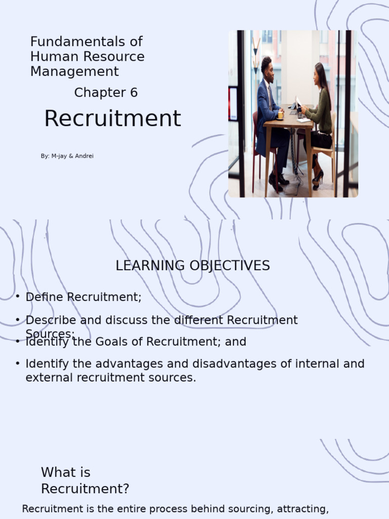 HRM CHAPTER 6 - Recruitment | PDF