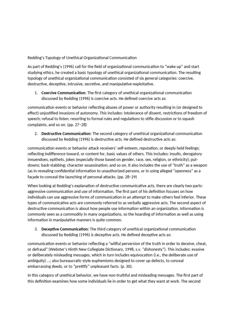 Unethical Comm 2 | PDF
