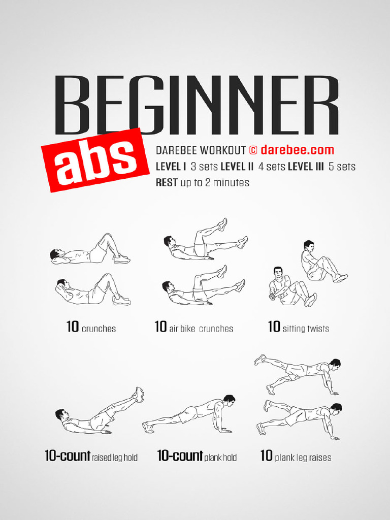 Darbee Beginner Adbs Workout | PDF