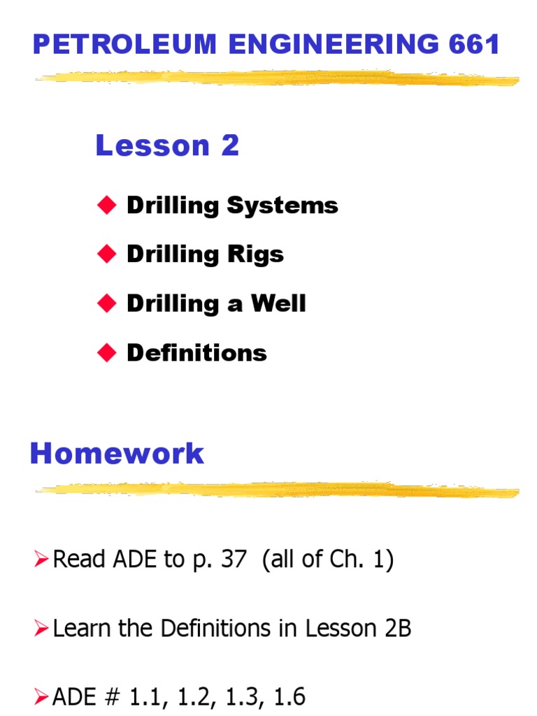 Rigs, Drilling A Well | PDF | Horsepower | Drilling Rig