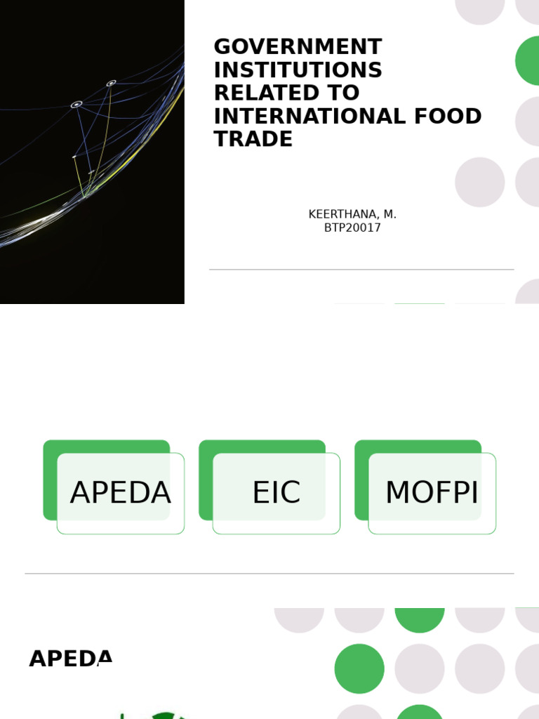 Government Bodies in Food Trade India | PDF | Safety | Certification