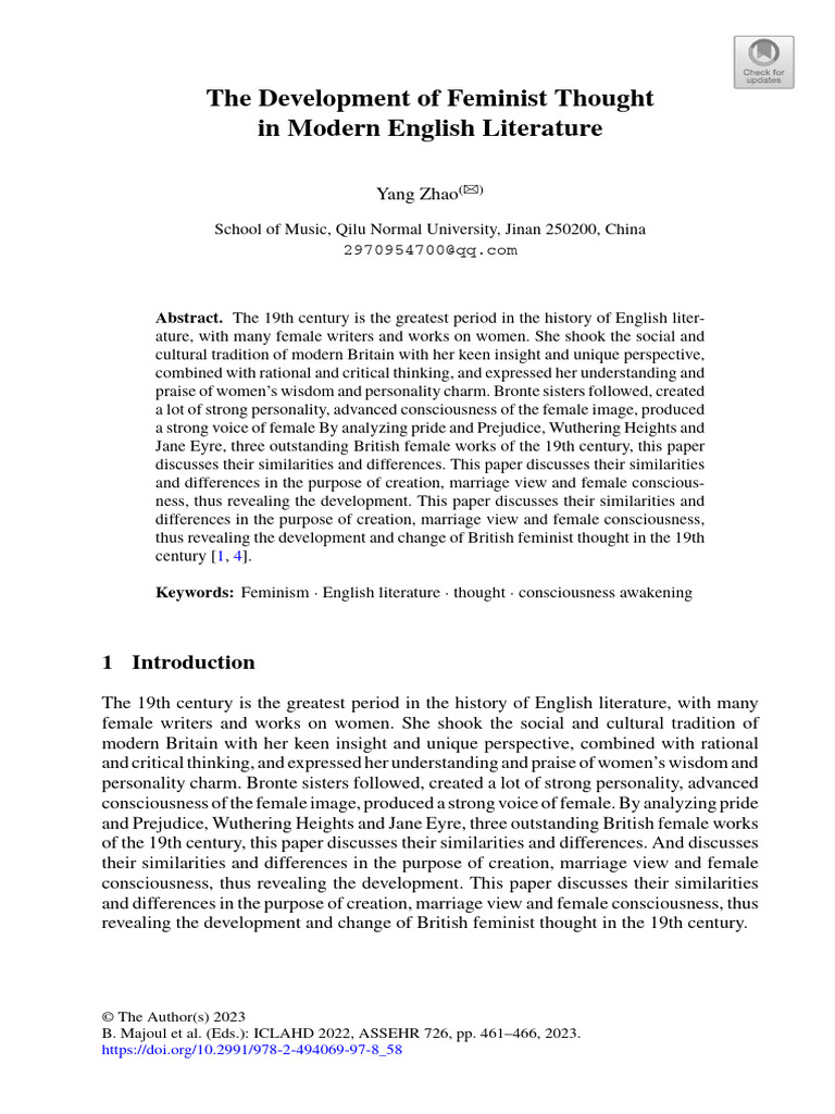 Modern English Literature | PDF