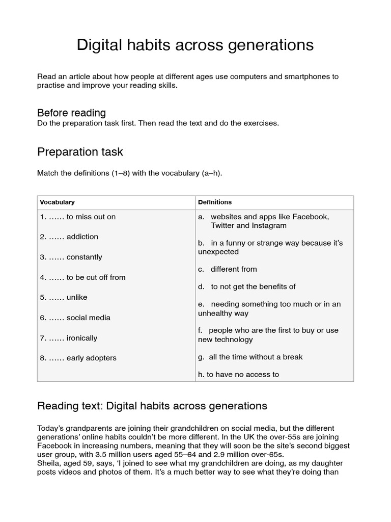 English b1 lesson | PDF