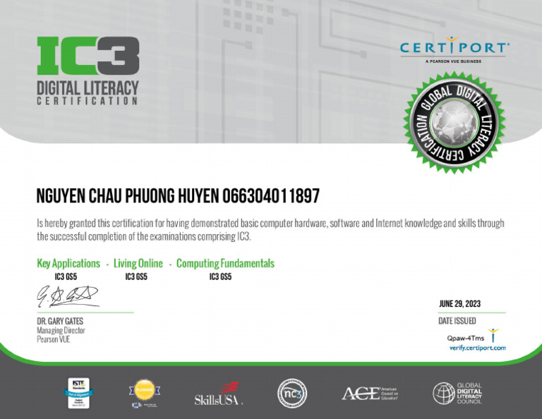 IC3 Certification Global Standard 5 | PDF