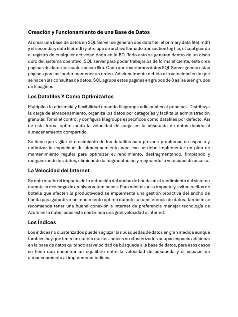 Resumen de Base de Datos | PDF