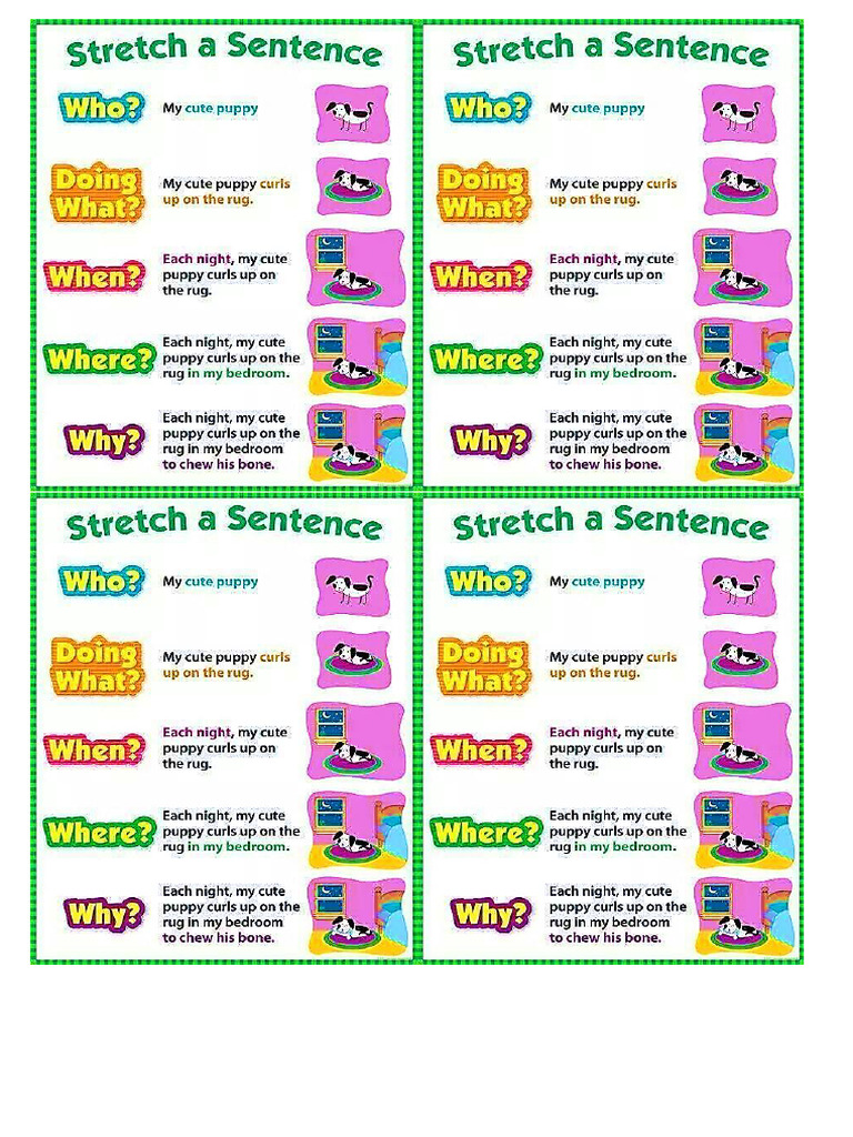 How To Write Complete Sentences | PDF