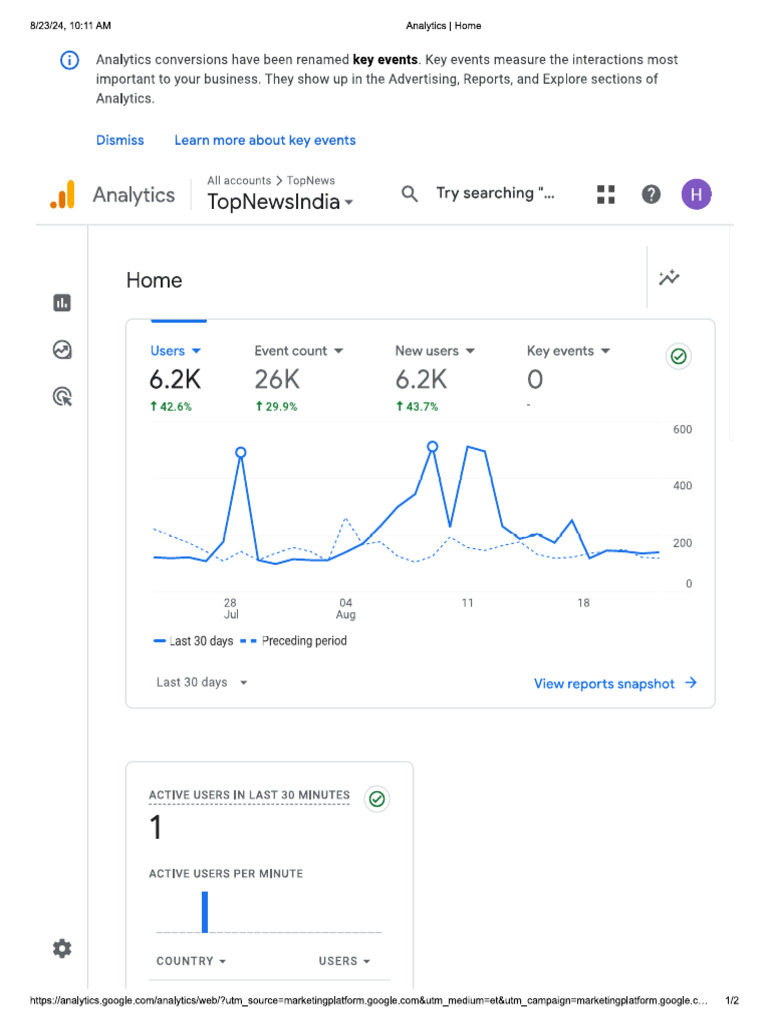 Google Analytics | PDF