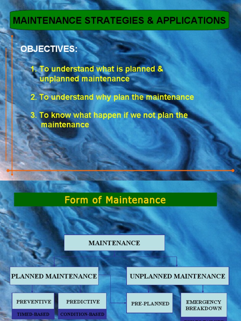 Maximizing Maintenance Effectiveness Through Strategic Planning and ...