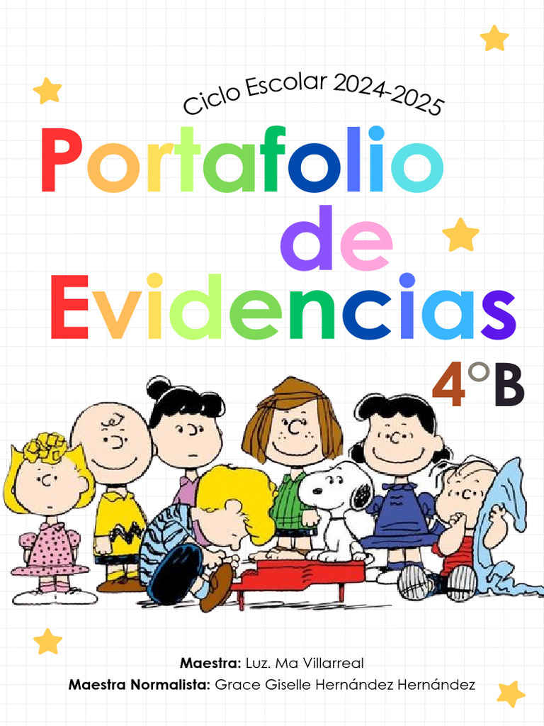 Portada_Portafolio de evidencia_4°B | PDF