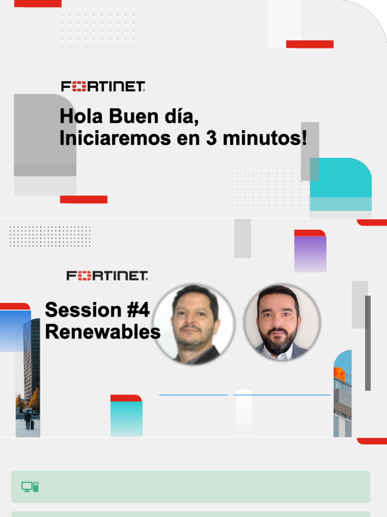 Webinar Fortinet - Smart - OT - Series - Renewables - 2023 | PDF