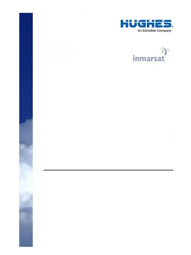 Hughes 9502 Integrated Antenna BGAN User Guide Rev E | PDF