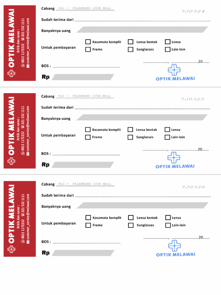 Kwitansi Melawai | PDF