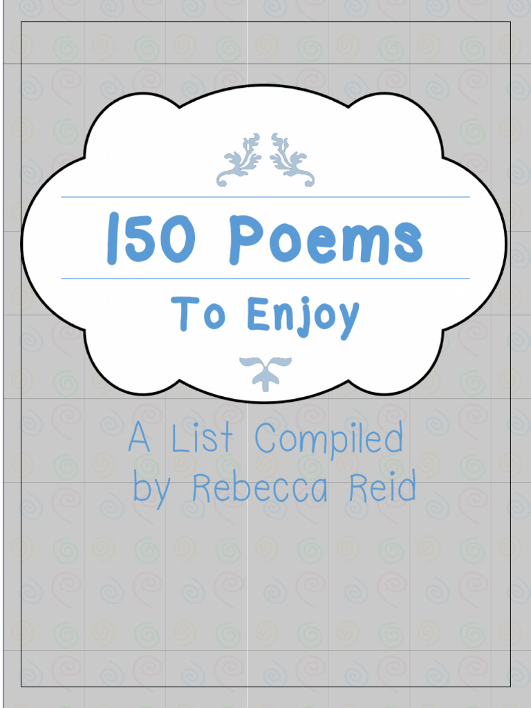 150 Poems To Enjoy | PDF