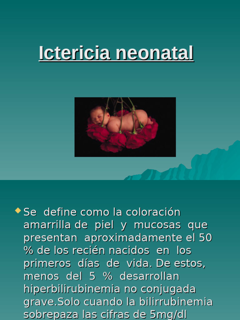 Ictericia Neonatal | PDF