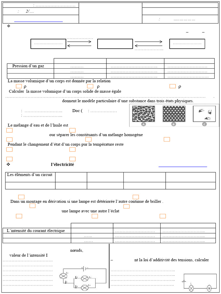 1 - Test Diagnostique 2AC FR | PDF