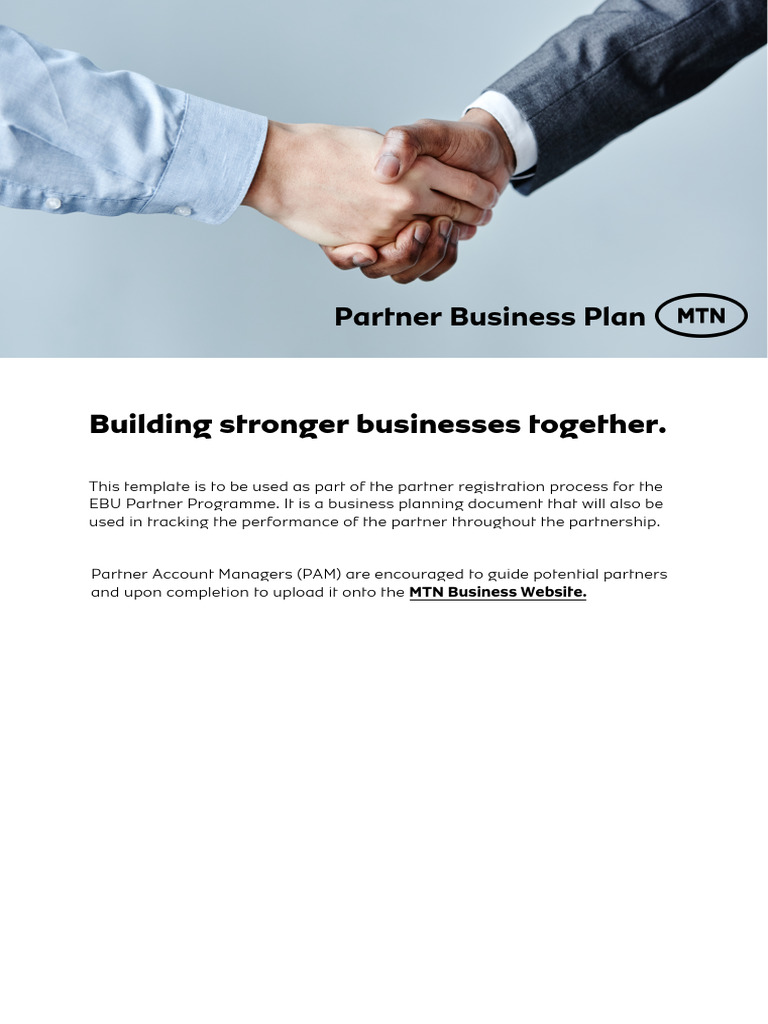 Partner Programme Business Plan | PDF