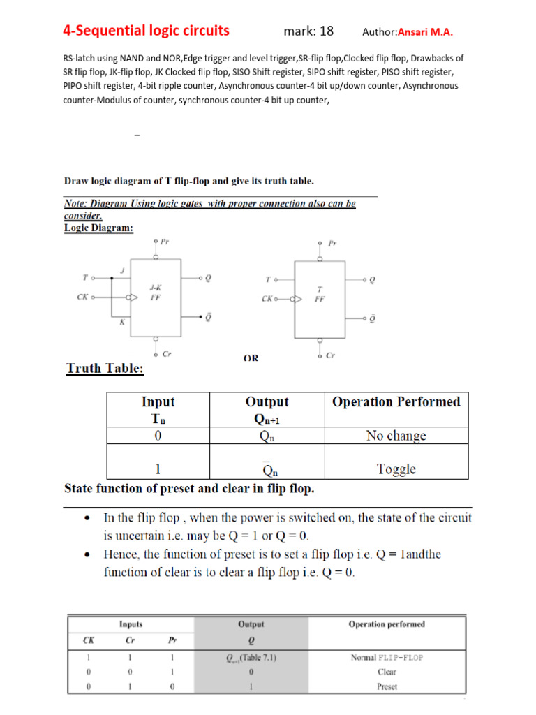 4-sequential-logic-circuit | PDF