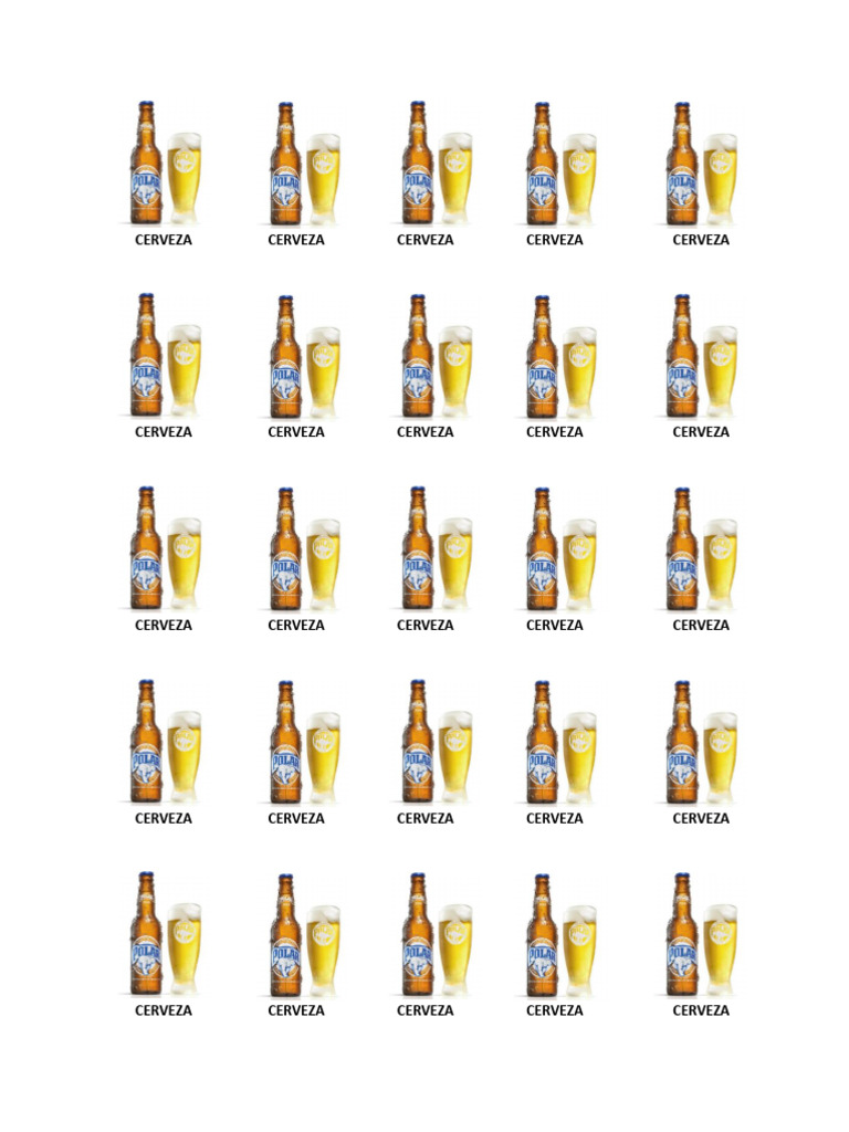 Plantillas de Tickets para Cerveza | PDF