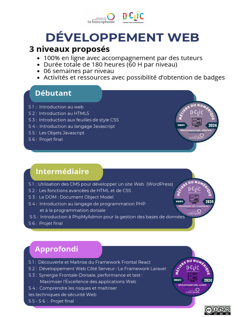Parcours en Développement Web | PDF