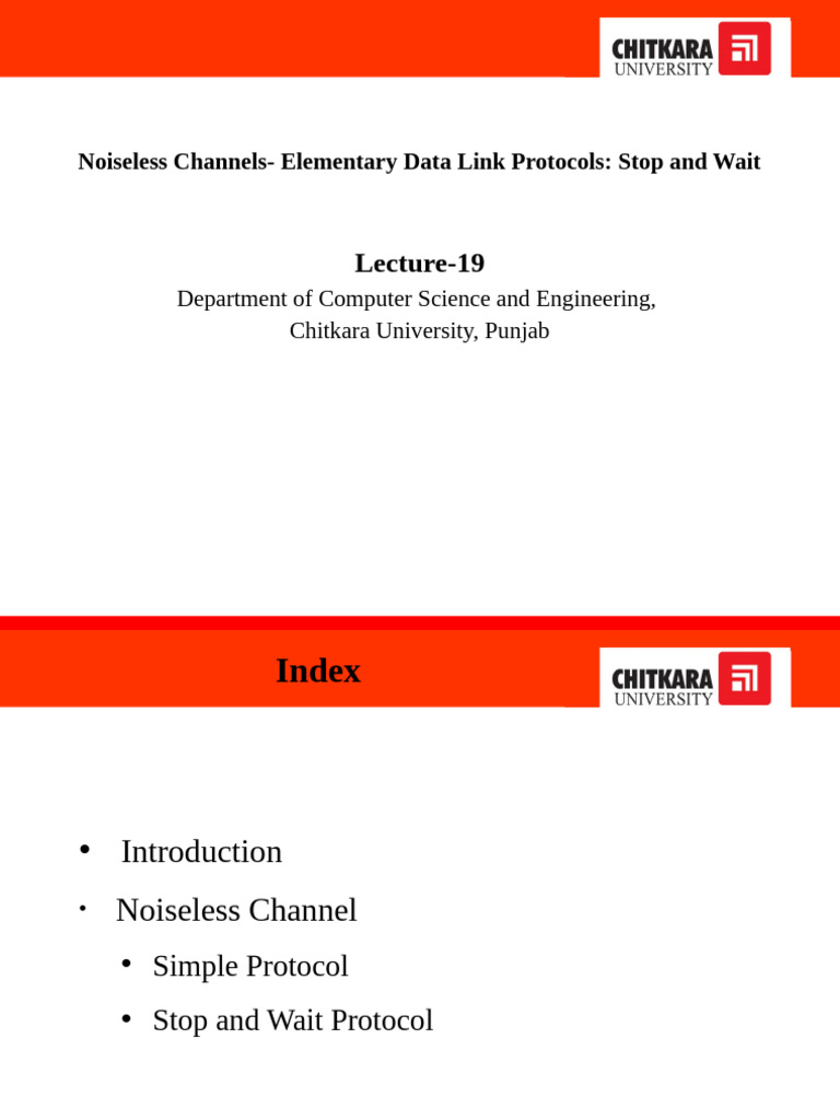 Lecture 19 (Noiseless Channel) | PDF