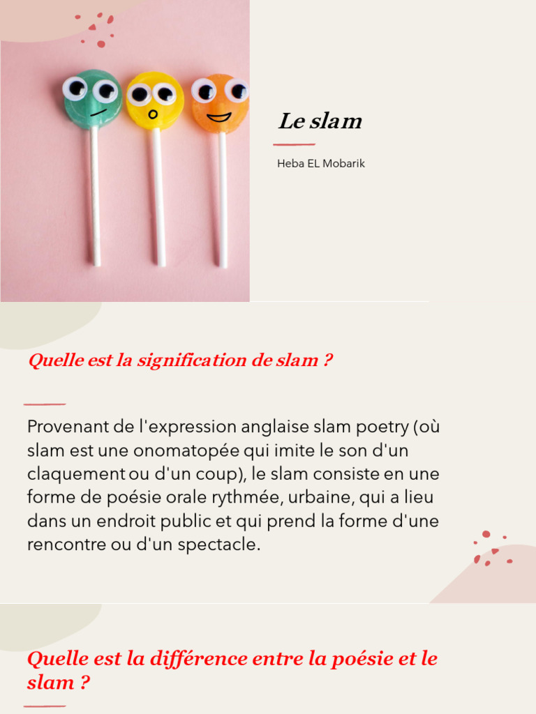 Le Slam | PDF