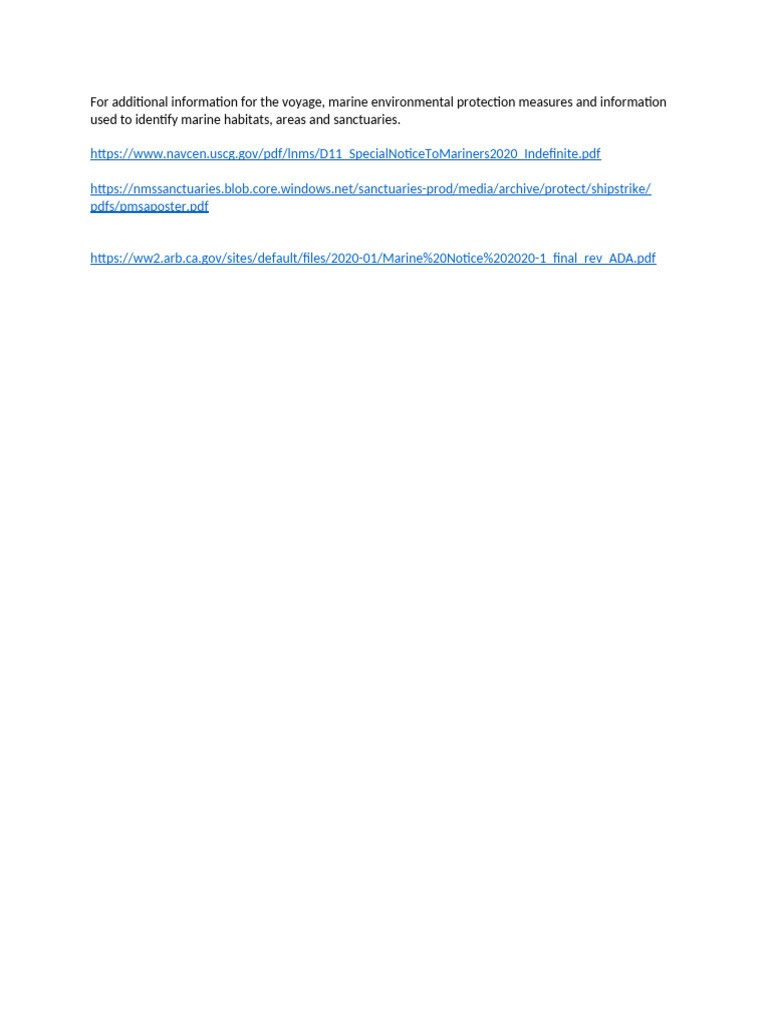 Voyage Appraisal | PDF