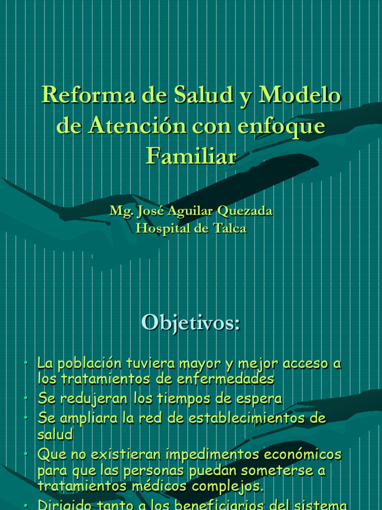 1reforma de Salud y Cambio de Modelo | PDF