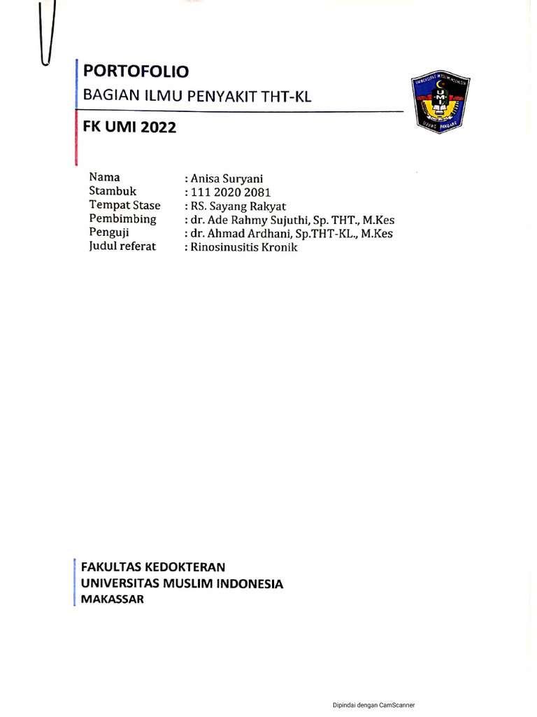 Portofolio THT | PDF