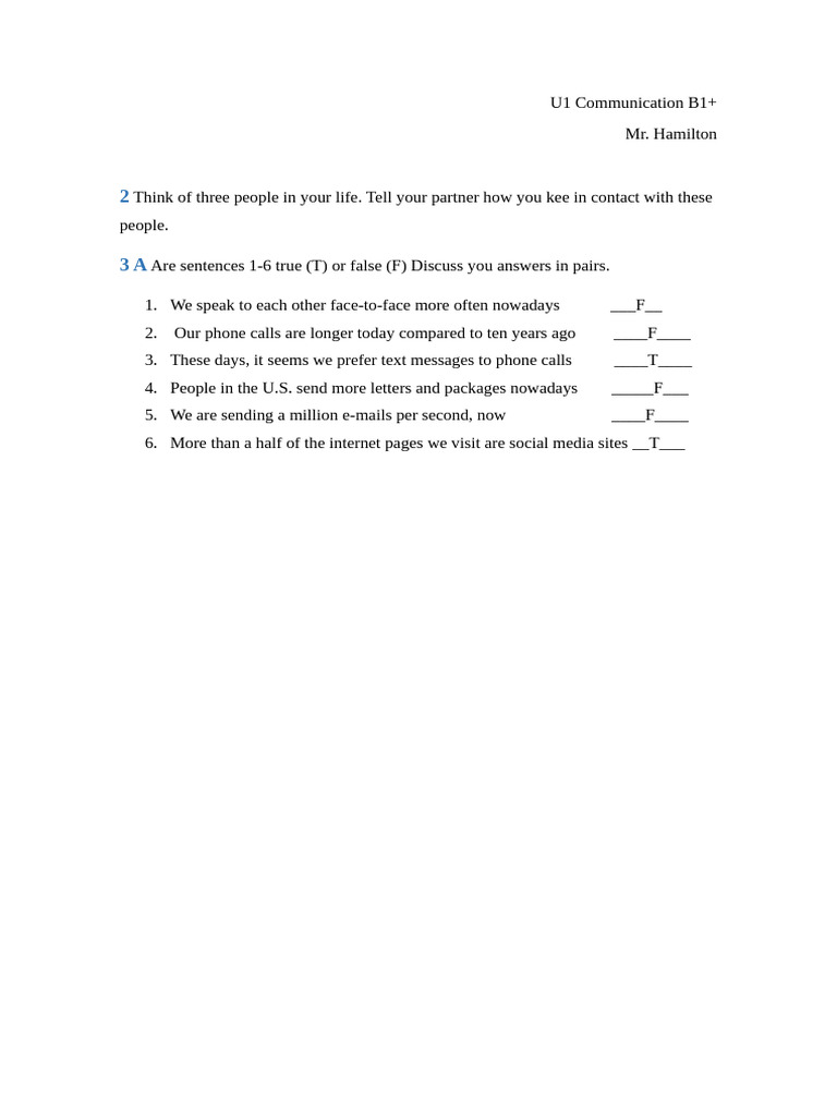 U1 Communication B1 Page 4 Sts Book | PDF