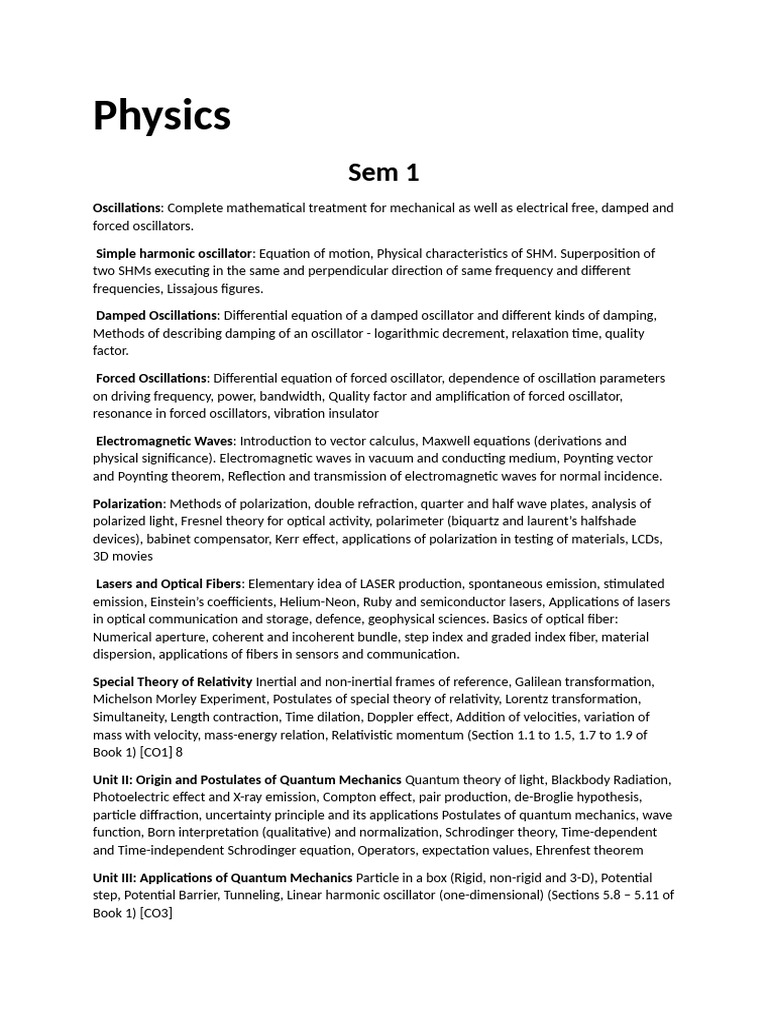 Physics | PDF