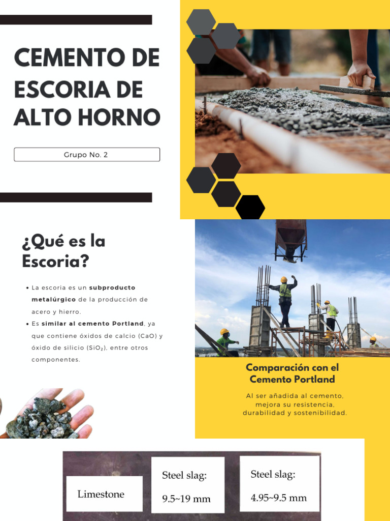 USO DE ESCORIAS DE ALTO HORNO PARA PRODUCIR CEMENTO - Compressed | PDF