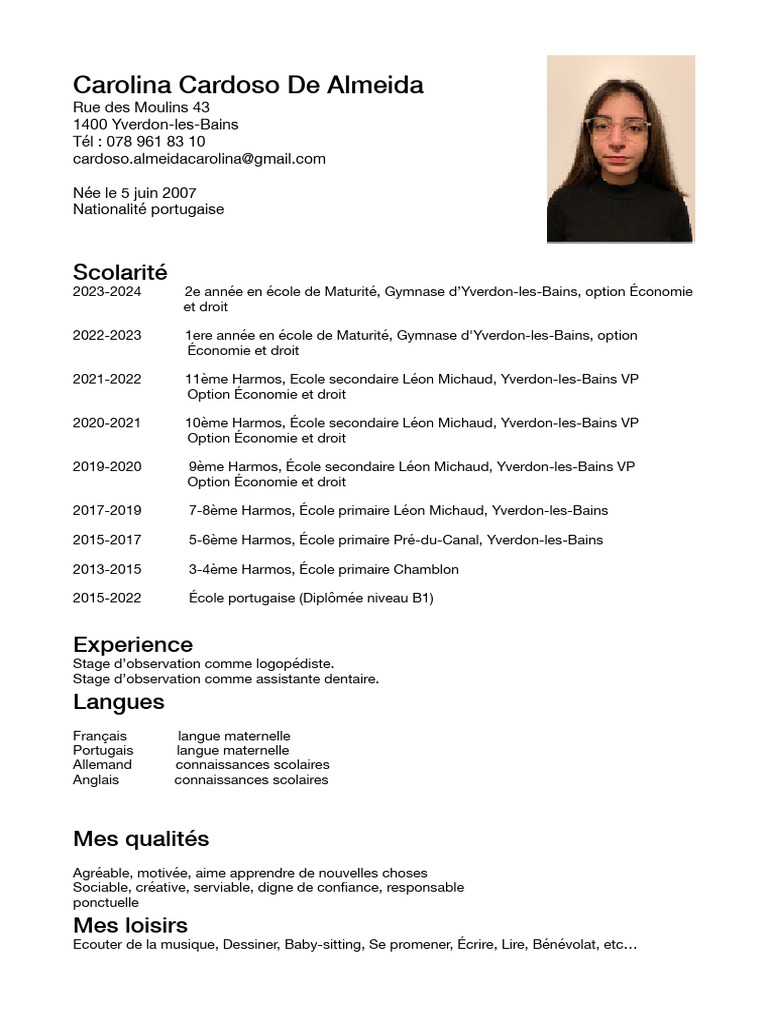 CV Carolina Almeida 2 | PDF