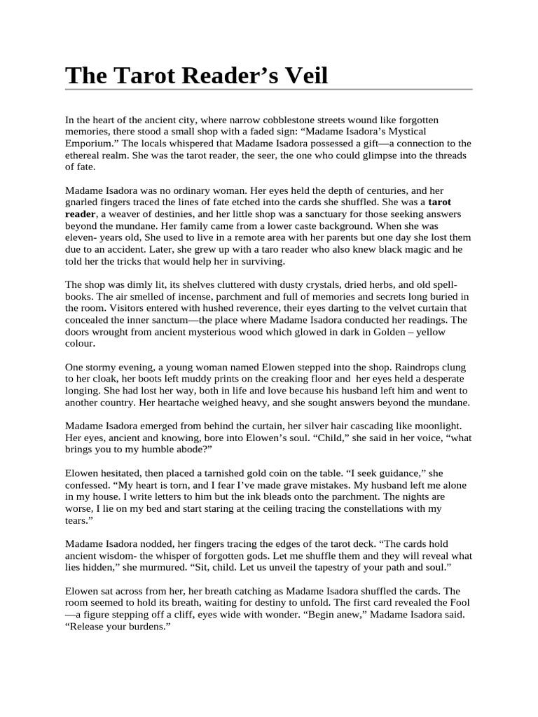 Final Story | PDF