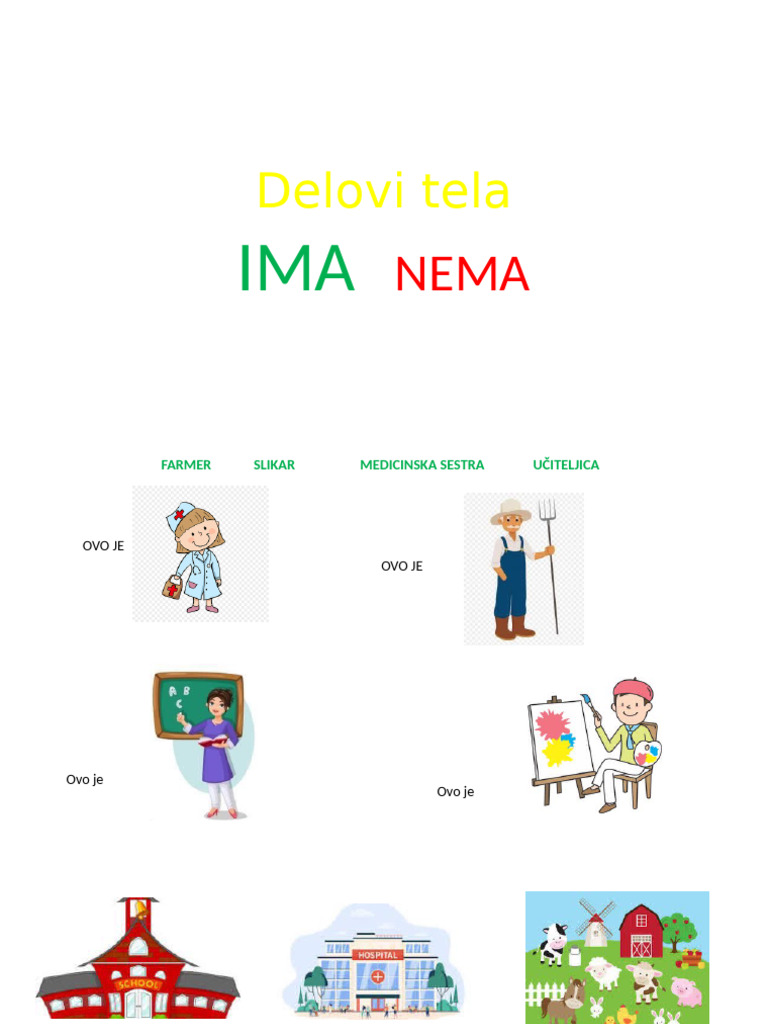 L4 - Delovi Tela | PDF
