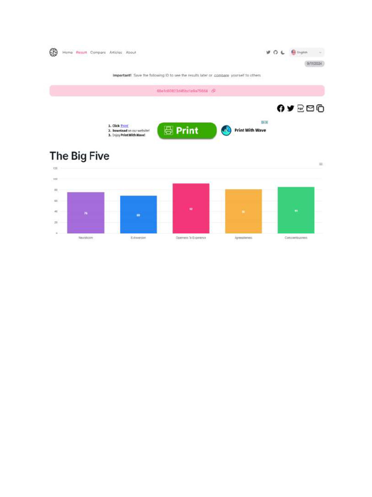TheBigFive Test | PDF