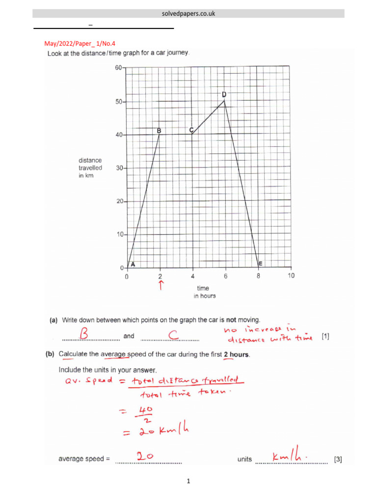 2022 17 Measuring Speed Checkpoint Sec 1 Physics Solved | PDF