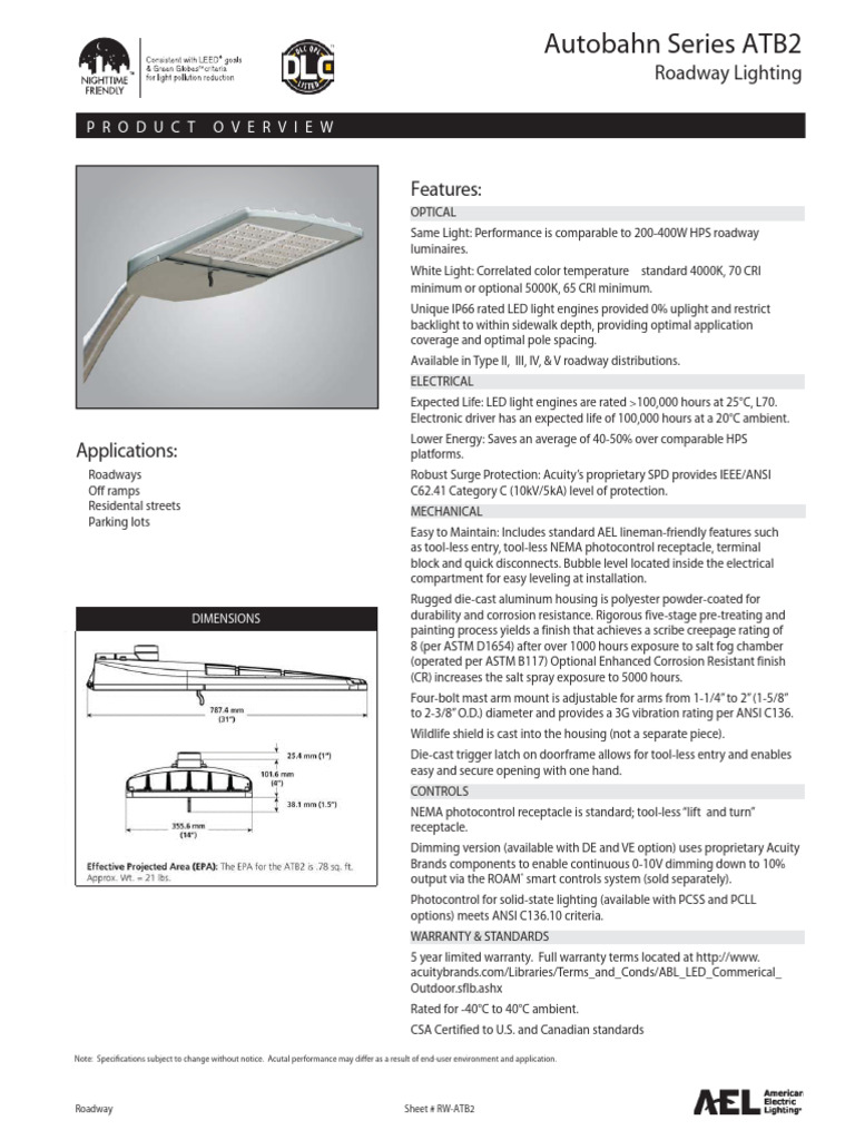 Luminaria Tipo Cobra | PDF