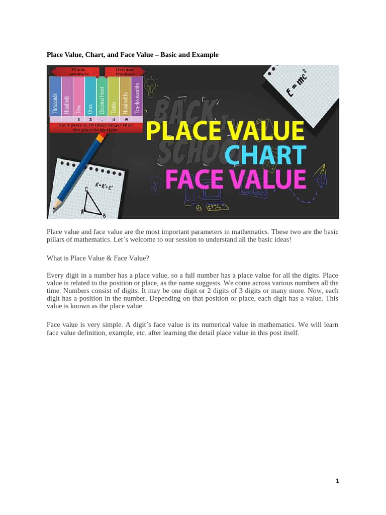 Place Value | PDF