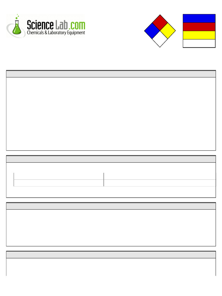 Chymotrypsin Complex MSDS | PDF