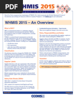 WHMIS 2015 Test Answers Guide | PDF | Toxicity | Safety