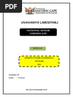 Isixhosa Ulwimi Lwasekhaya p3 Notes | PDF